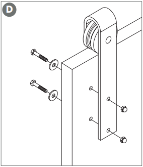 Classic Barn Door Hanger Instructions | Rustica