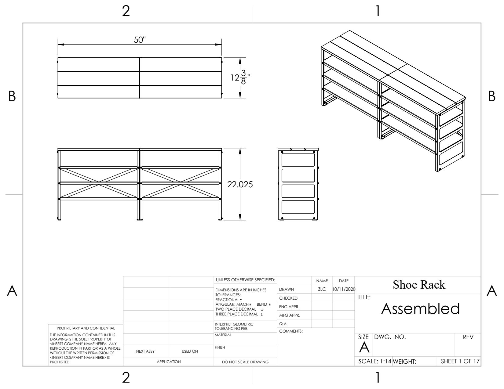 All In One Entry Bench + Shoe Rack | Rustica
