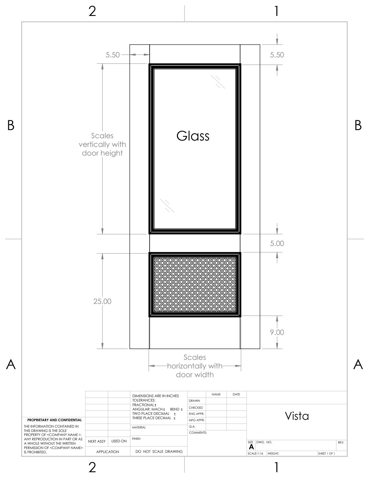 Vista Barn Door | Rustica