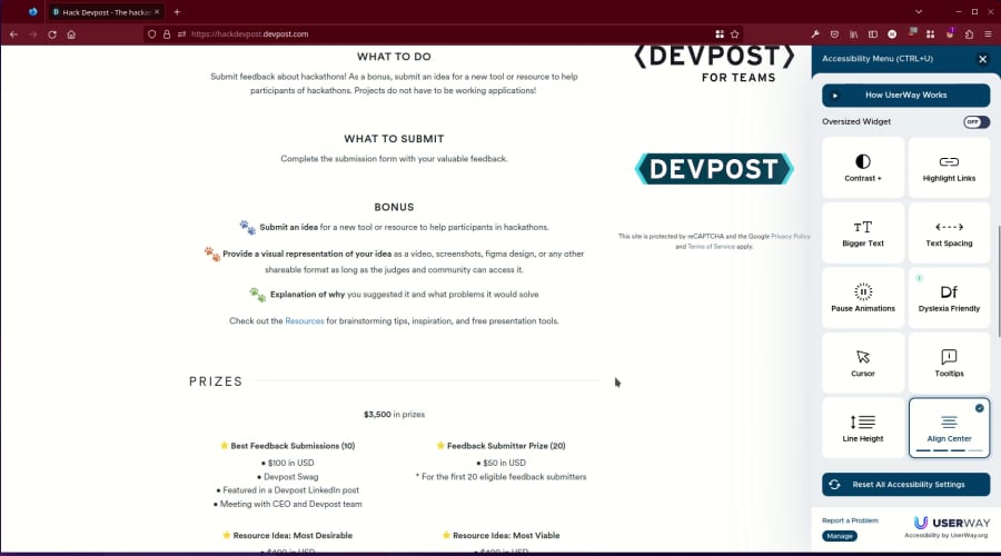 Accessible Devpost | Devpost
