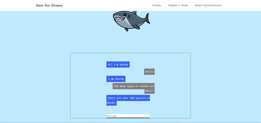 Save Our Oceans | Devpost