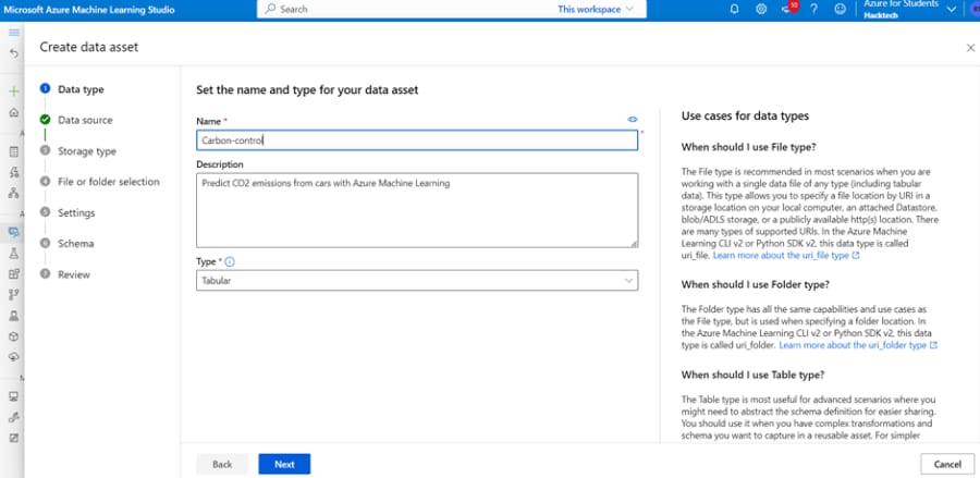 Predict Co2 Emissions From Cars With Azure Machine Learning Devpost