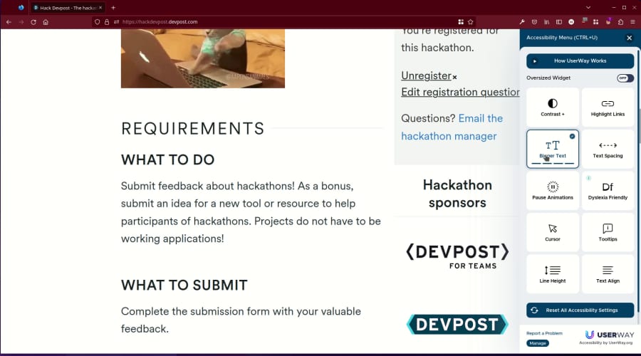 Accessible Devpost | Devpost