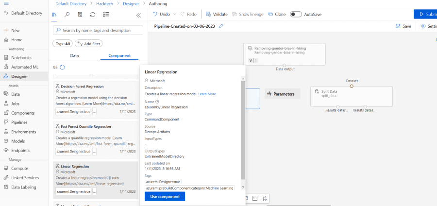 Removing gender bias in hiring through Azure ML | Devpost
