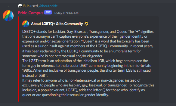 Pride Campus | Devpost