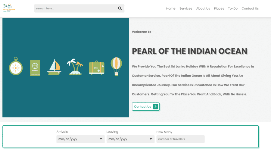 PEARL OF THE INDIAN OCEAN | Devpost