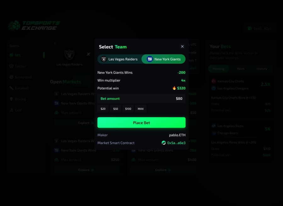 topsports.exchange | Devpost
