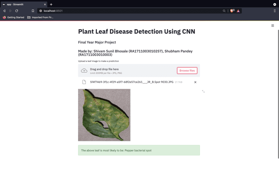 PlantLeafDiseaseDetection | Devpost