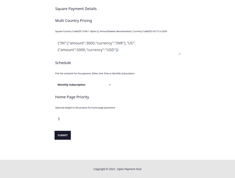 Open Payment Host | Devpost