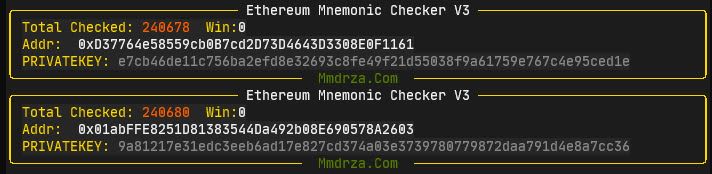 EthereumMnemonicCrack | Devpost