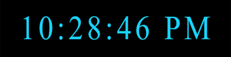 digital clock using javascript | Devpost
