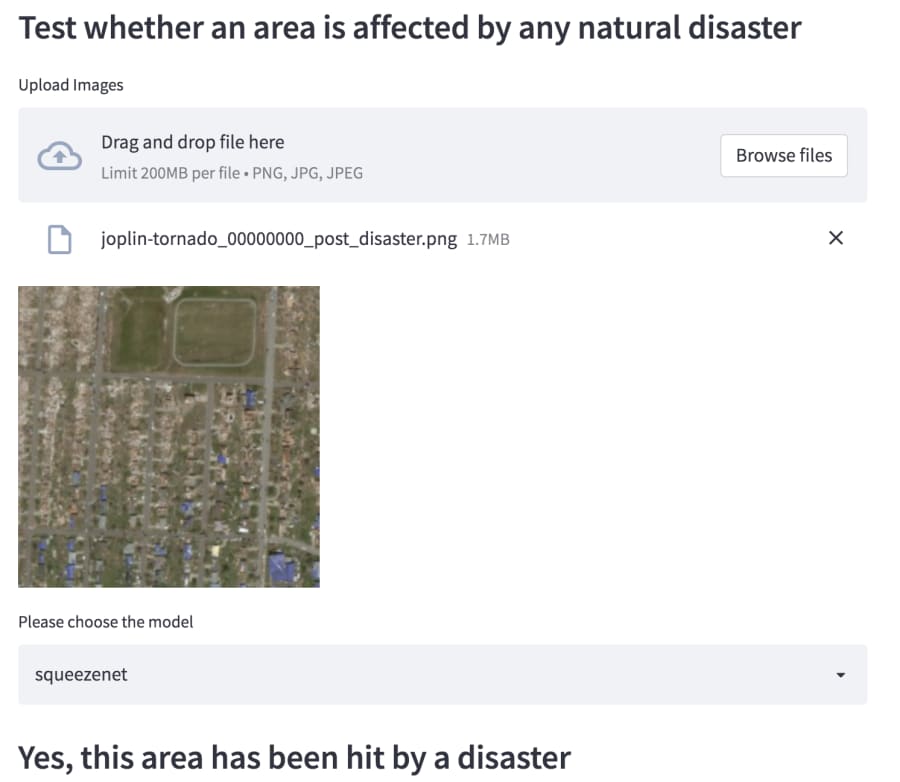 Disaster analysis on Satellite Images | Devpost