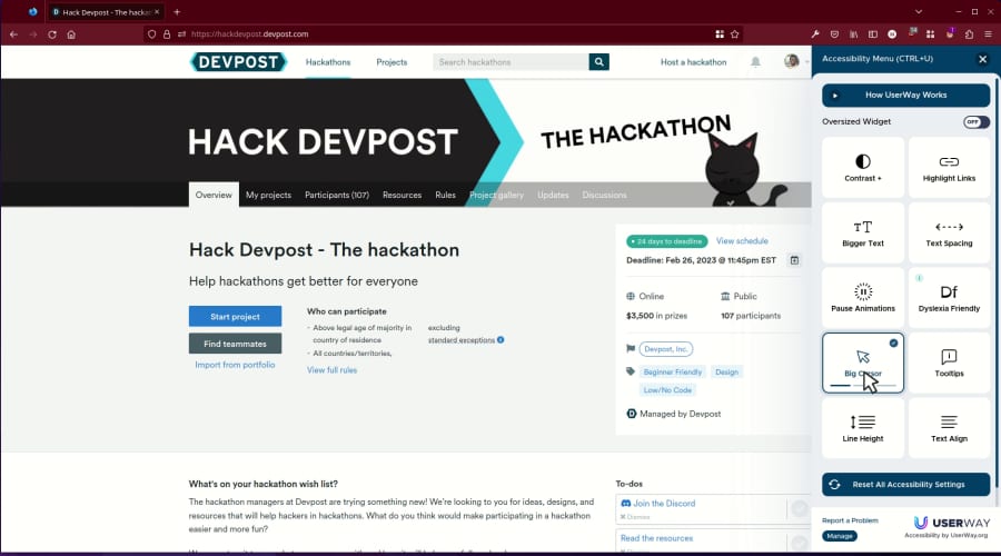 Accessible Devpost | Devpost