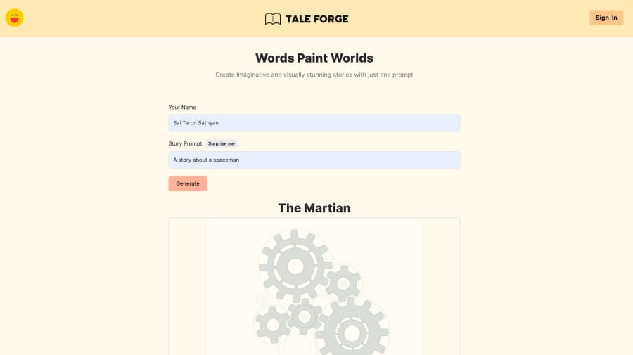 Tale Forge | Devpost
