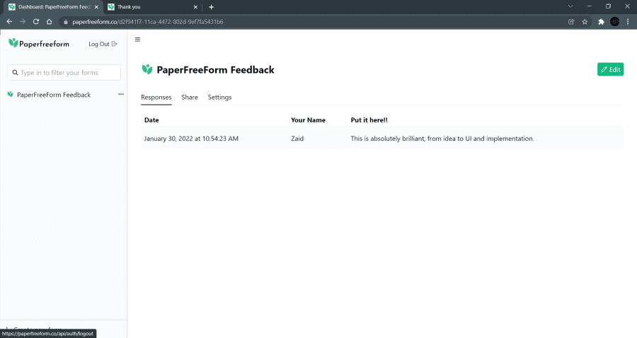 PaperFreeForm | Devpost