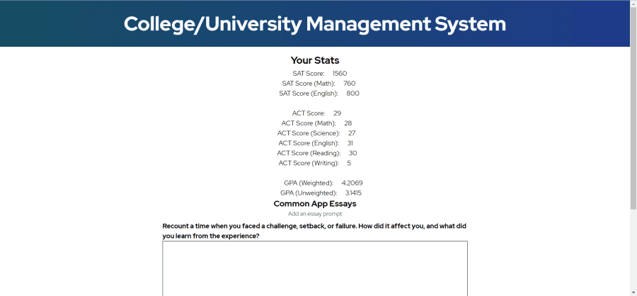 College/University Management System | Devpost