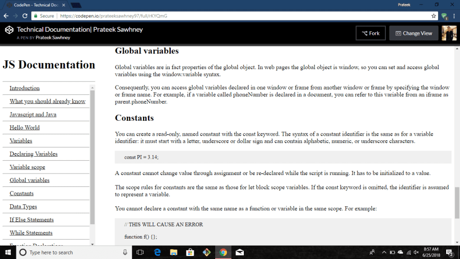 Technical-Documentation-FreeCodeCamp | Devpost