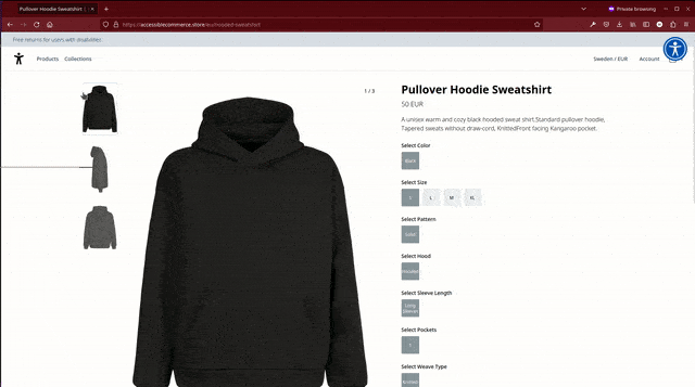 Accessible eCommerce | Devpost