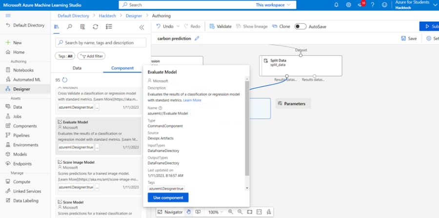 Predict CO2 emissions from cars with Azure Machine Learning | Devpost