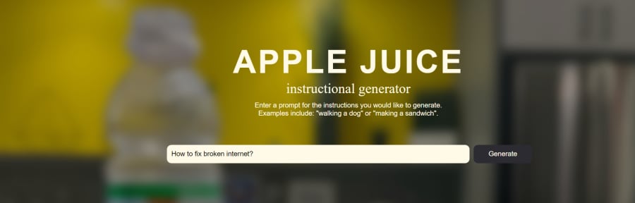 Apple Juice | Devpost