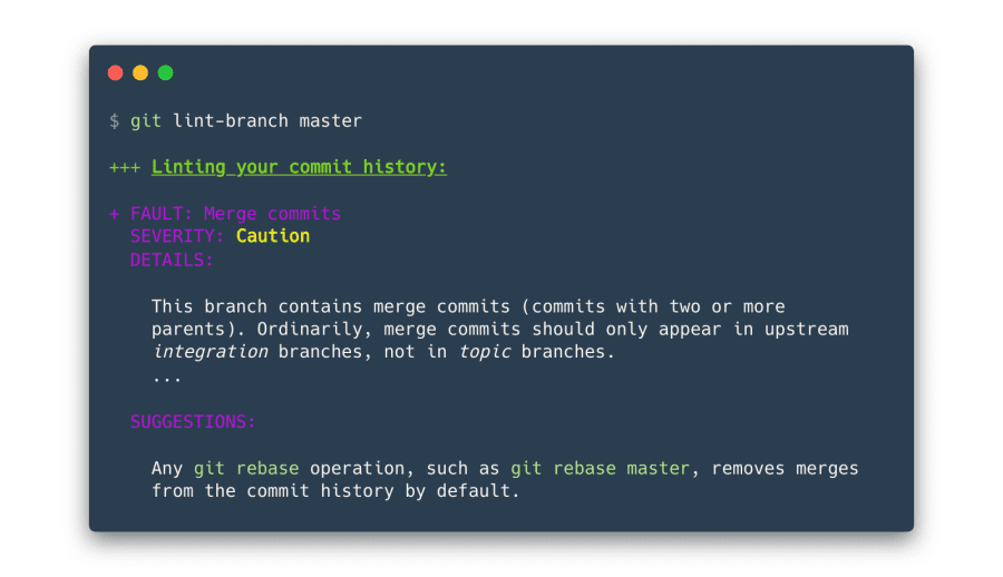 git-lint-branch | Devpost
