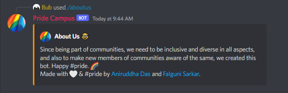 Pride Campus | Devpost