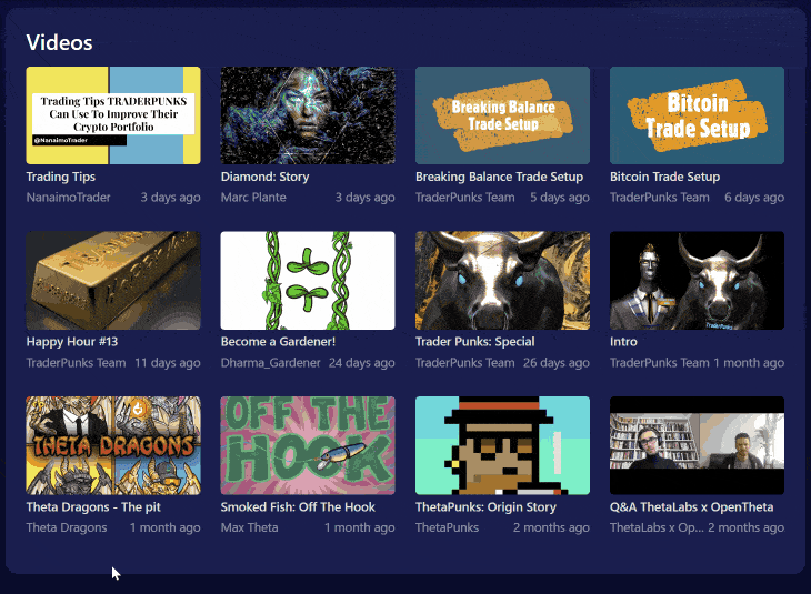 Empowering NFT's on Theta | Devpost