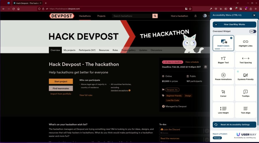 Accessible Devpost | Devpost