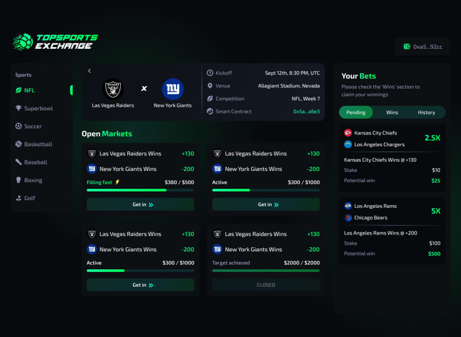 topsports.exchange | Devpost