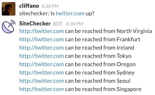 SiteChecker Slackbot | Devpost