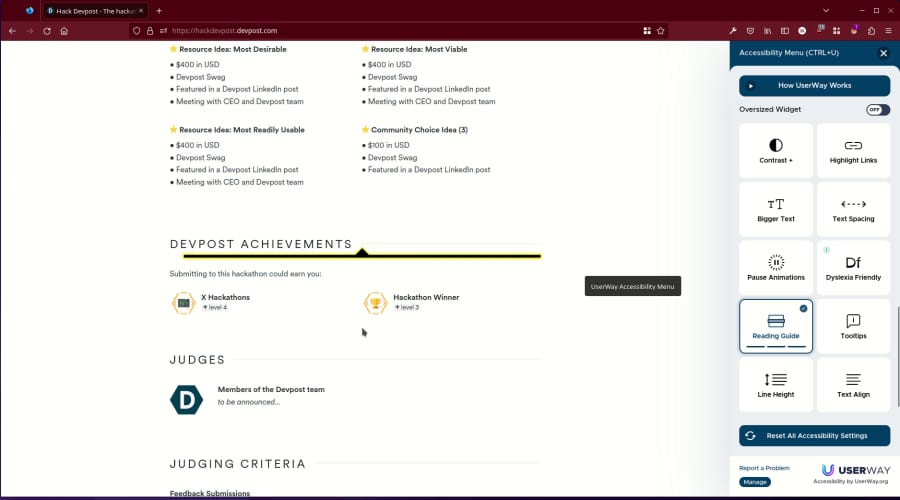 Accessible Devpost | Devpost