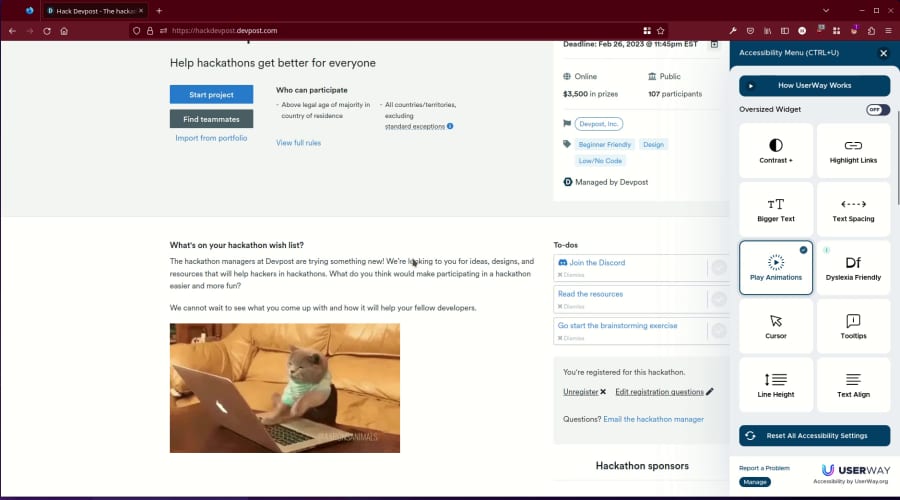 Accessible Devpost | Devpost