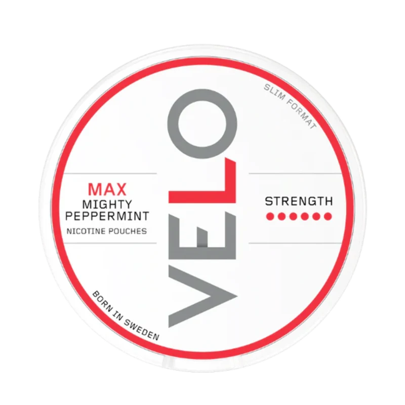 VELO Max Mighty Peppermint – Extra Strong Nicotine Pouches in Kenya