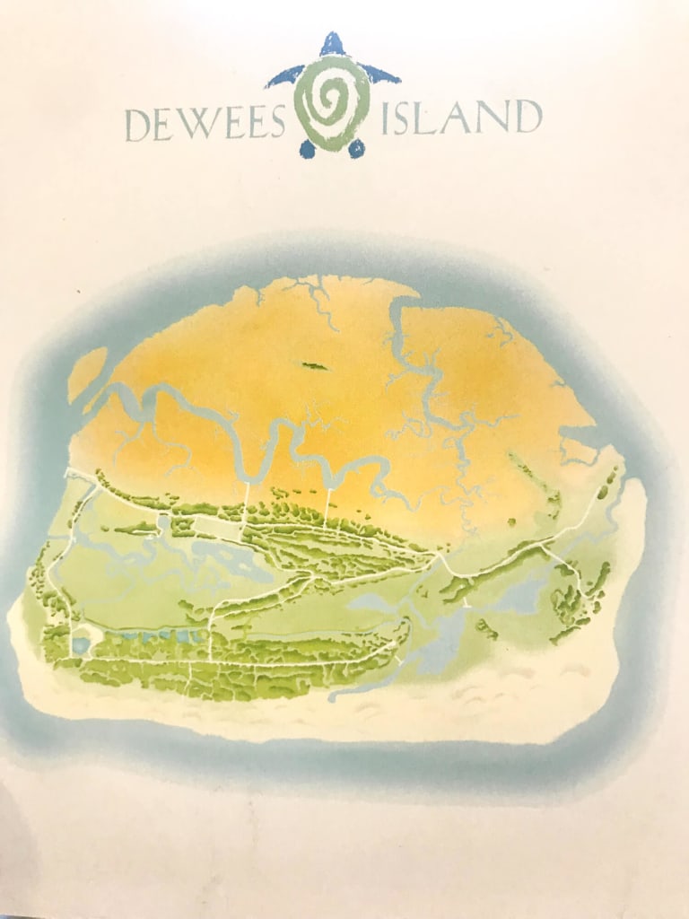 Dewees Island on the Map - Dewees Island, Charleston, SC