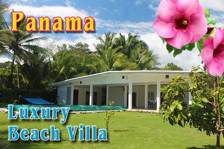 Pacific Ocean luxury beach front villa with swimming pool | YourPanama
