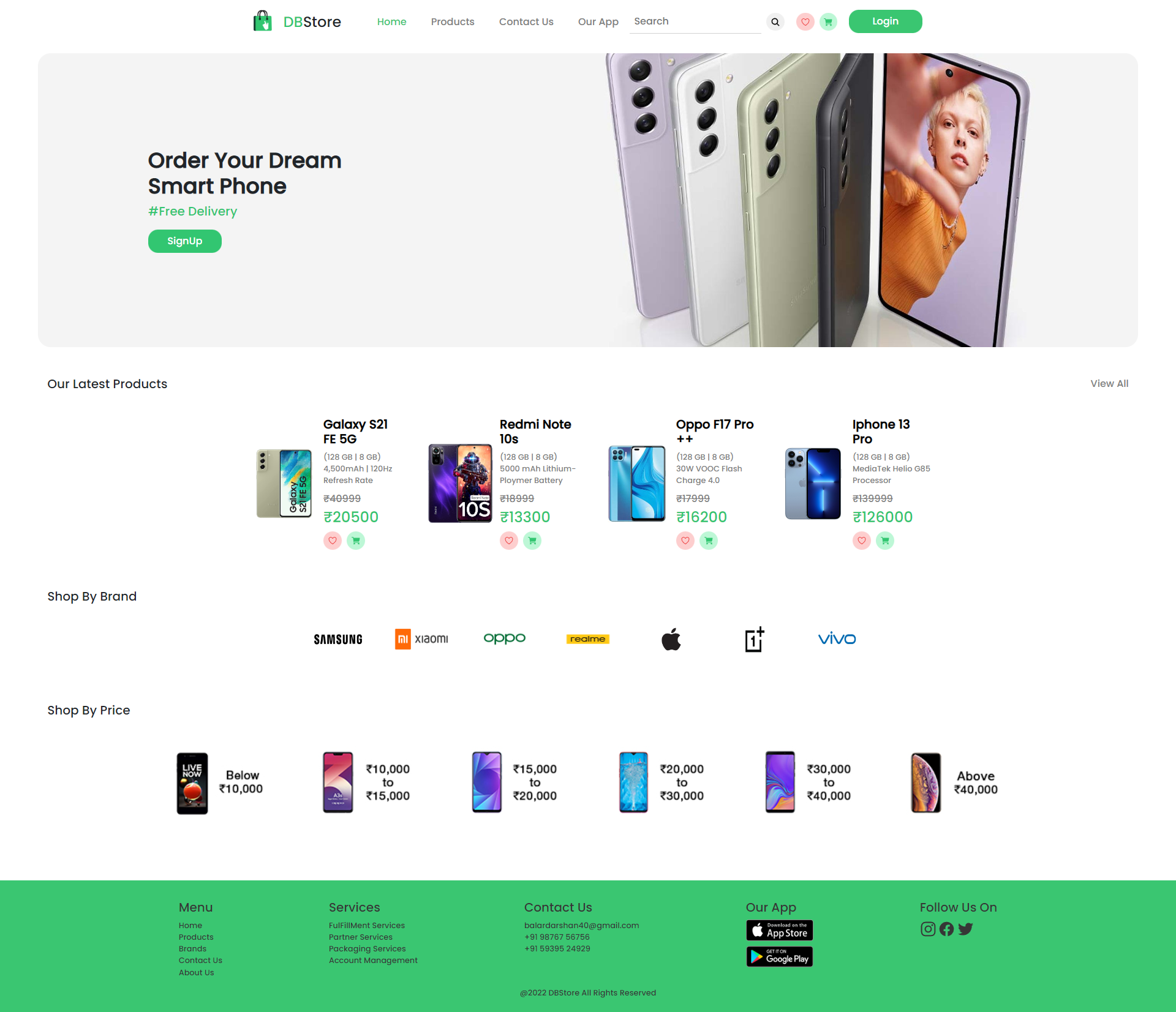 GitHub - darshan-balar2400/DBStore: A Online Shopping Website ( Using JS)