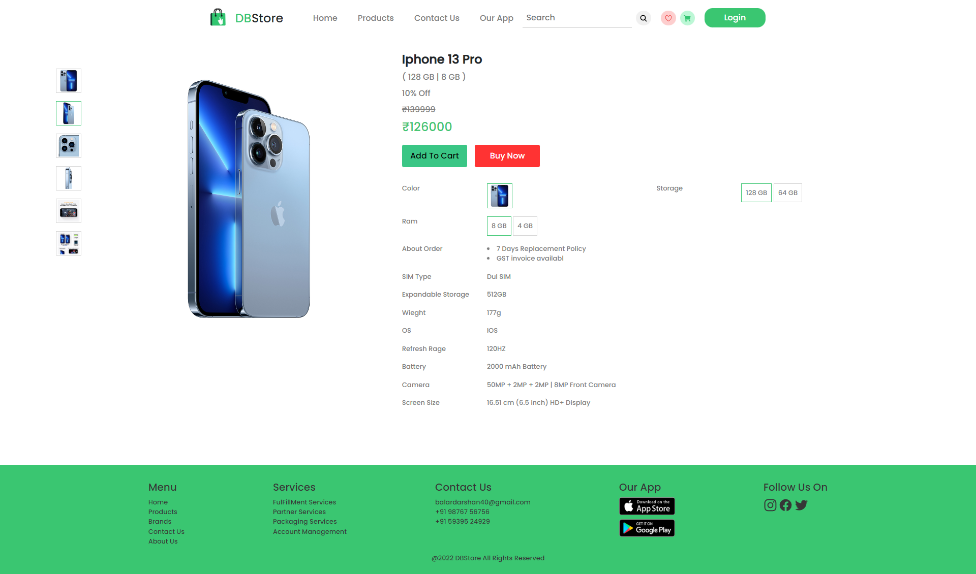 GitHub - darshan-balar2400/DBStore: A Online Shopping Website ( Using JS)
