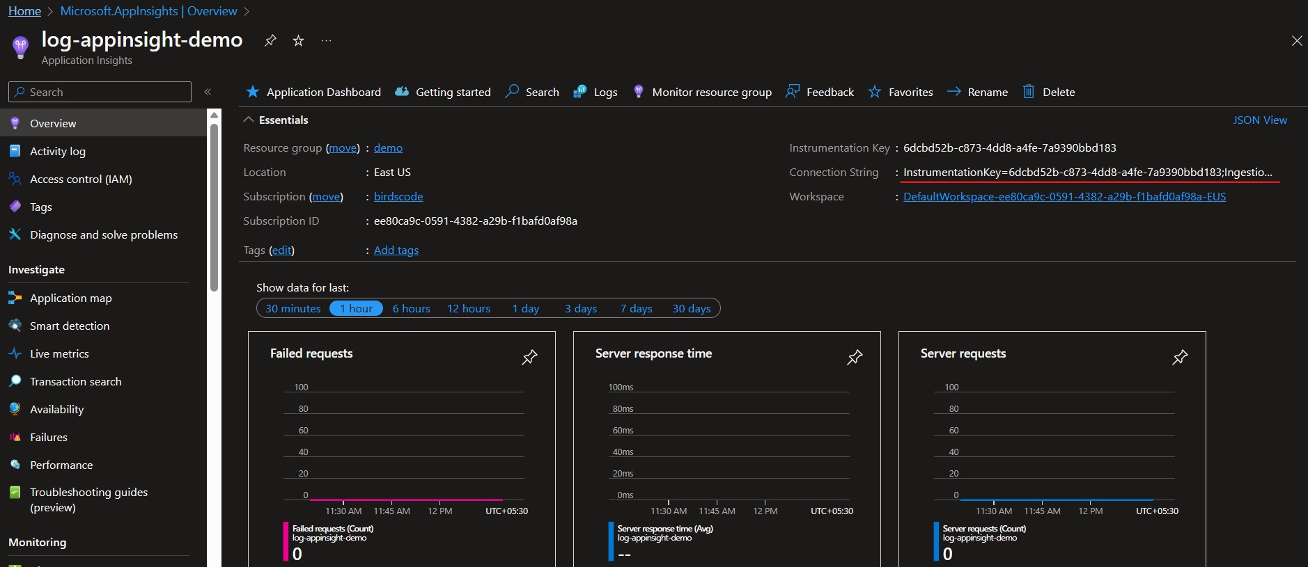 Logging and monitoring the dotnet API using serilog and Azure Application Insights