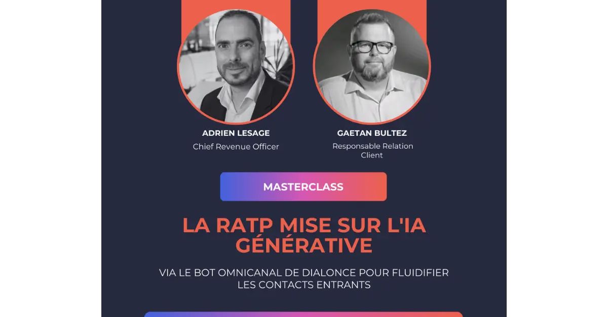 RATP prepares the 2024 Olympics with DialOnce’s generative AI bot