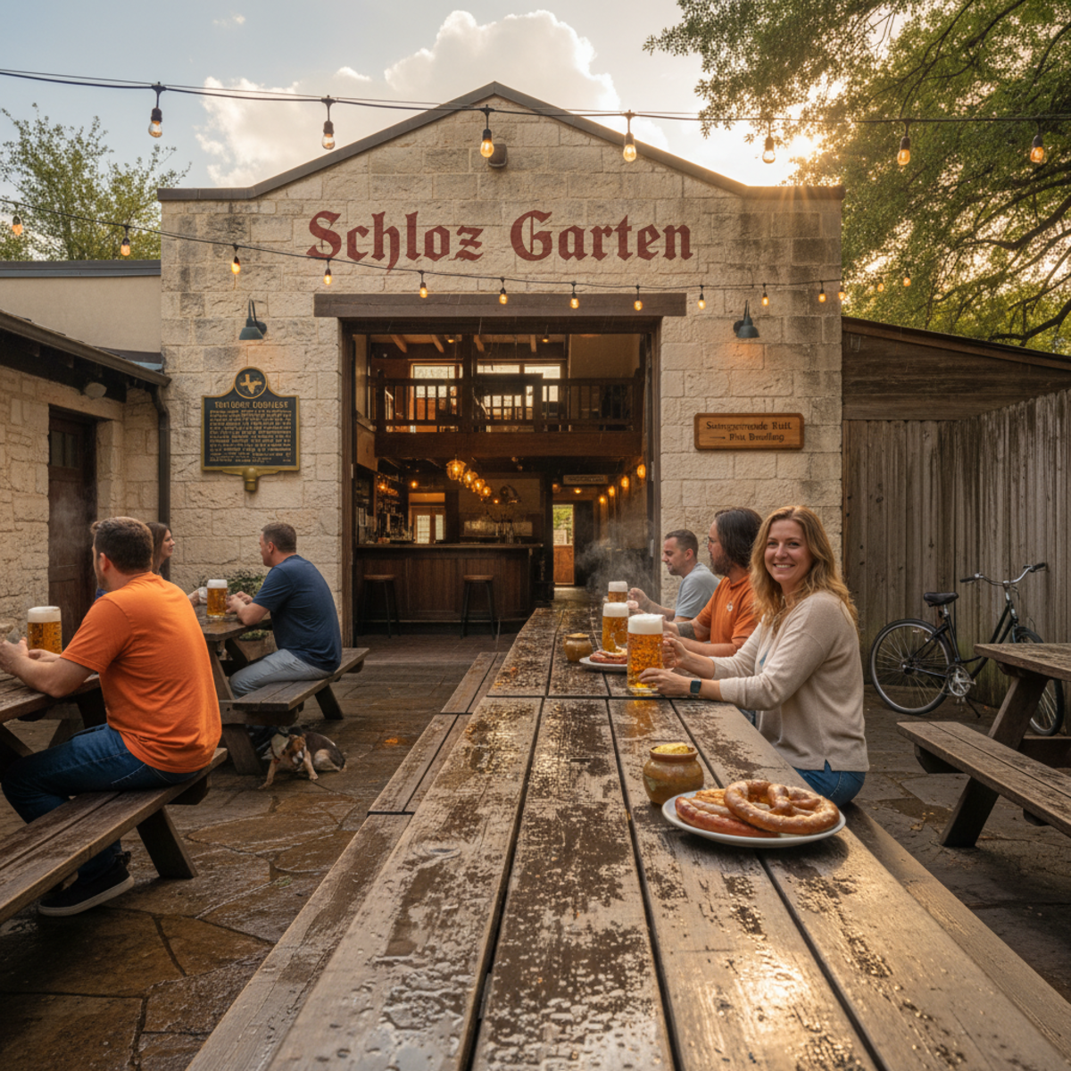 Scholz Garten + Saengerrunde: Old Austin's beer garden, choir hall, and ...