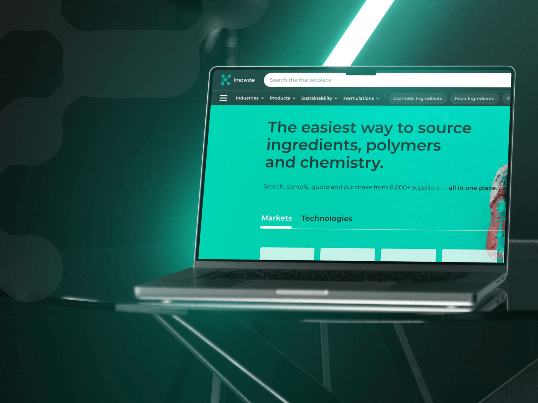 Knowde - Revolutionizing the Chemical Industry Marketplace | Kruko