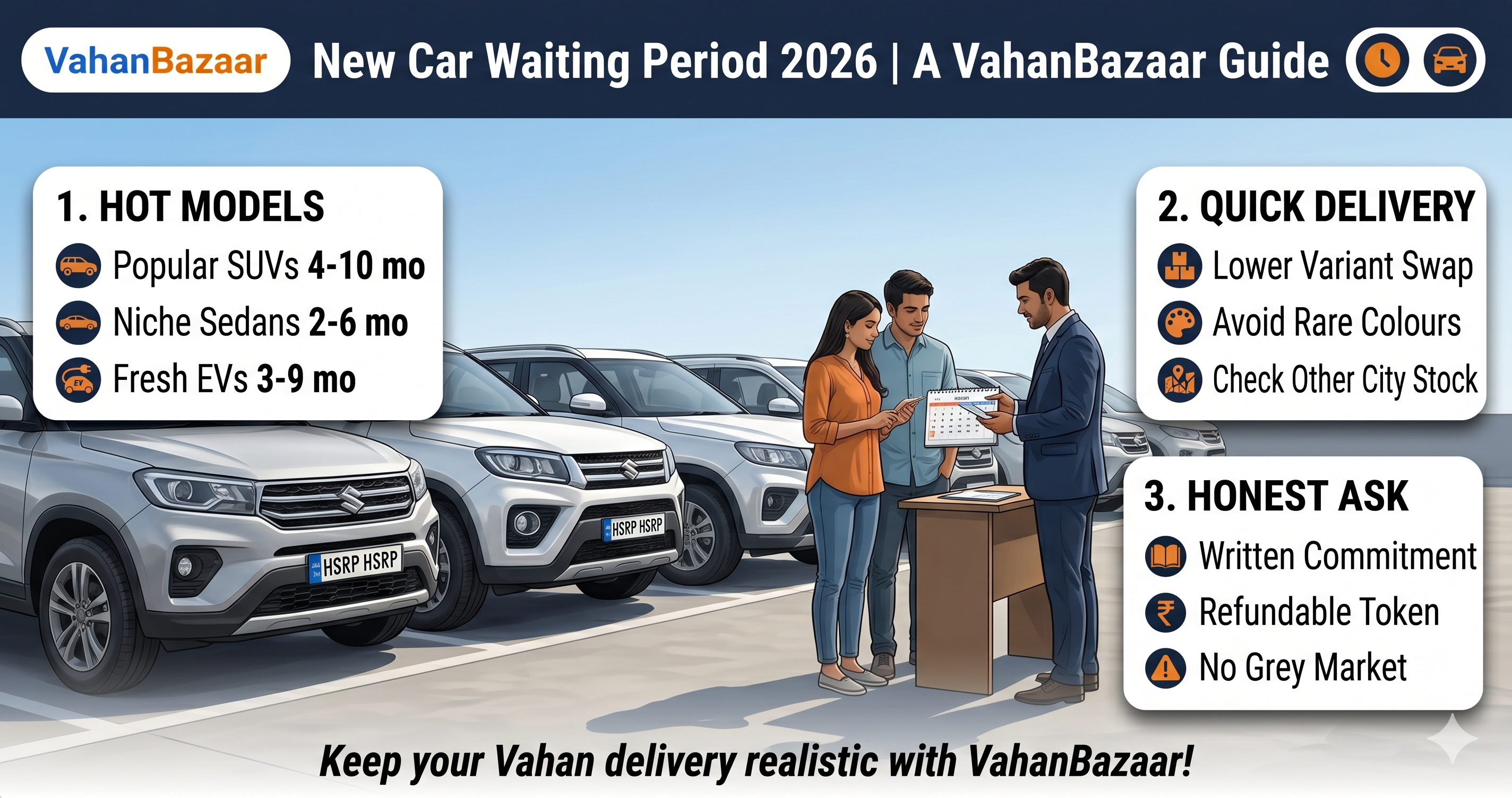 New Car Waiting Period India 2026 — How to Get Faster Delivery ...