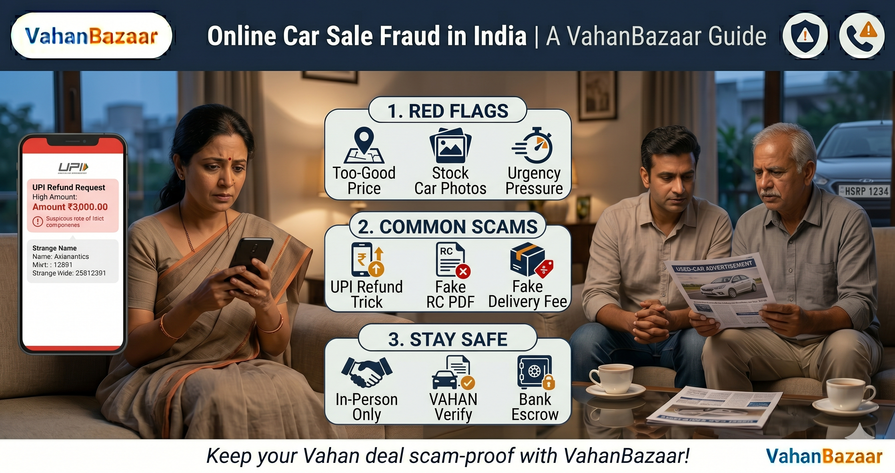 Online Used Car Sale Fraud India 2026 — Scam Playbook & Legal Defence ...