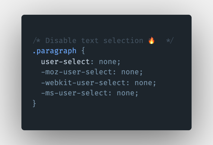 How To Disable Text Selection On Double Click Using Css Melvin George
