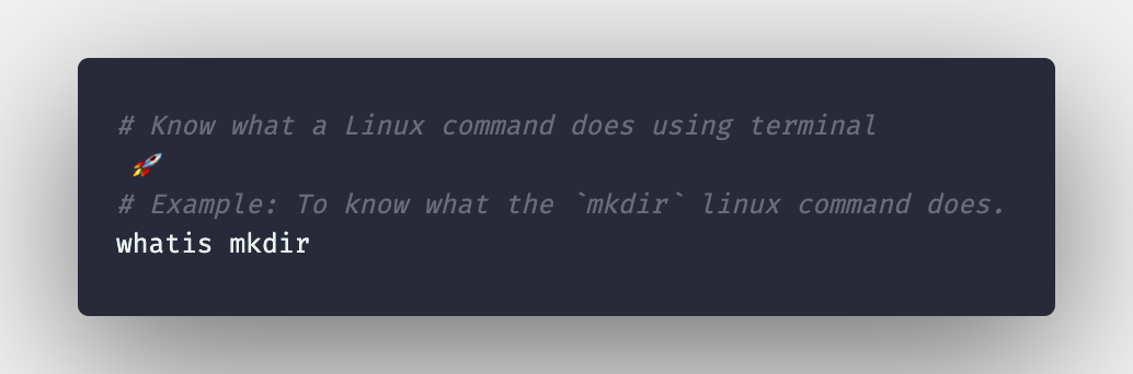 How To Know What A Linux Command Does Using A Terminal Melvin George