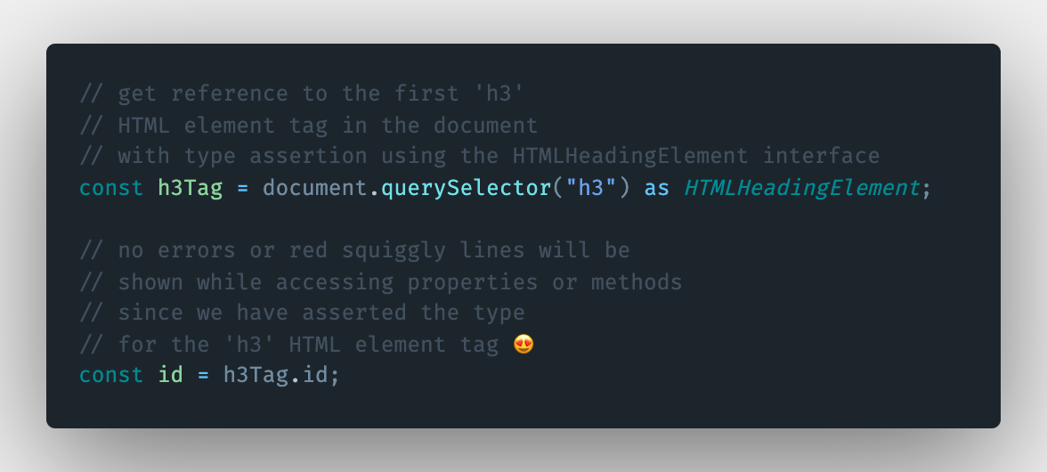 How to get or access the properties and methods of h3 HTML element tags ...
