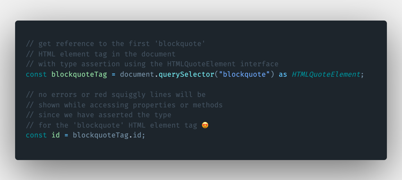 How to get or access the properties and methods of blockquote HTML ...