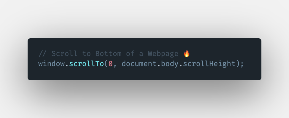 How To Scroll To The Bottom Of The Webpage Using Javascript Melvin George