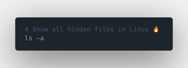 How to show or see all the hidden files in Linux? | MELVIN GEORGE