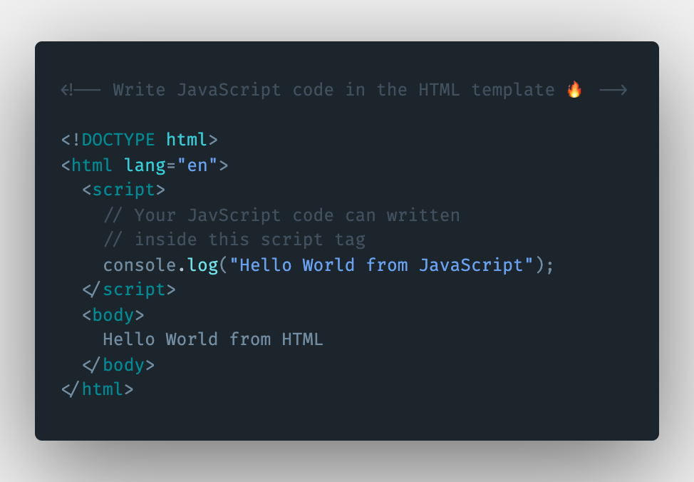 How to write JavaScript code inside the HTML itself? | MELVIN GEORGE How to write JavaScript code inside the HTML itself? | MELVIN GEORGE